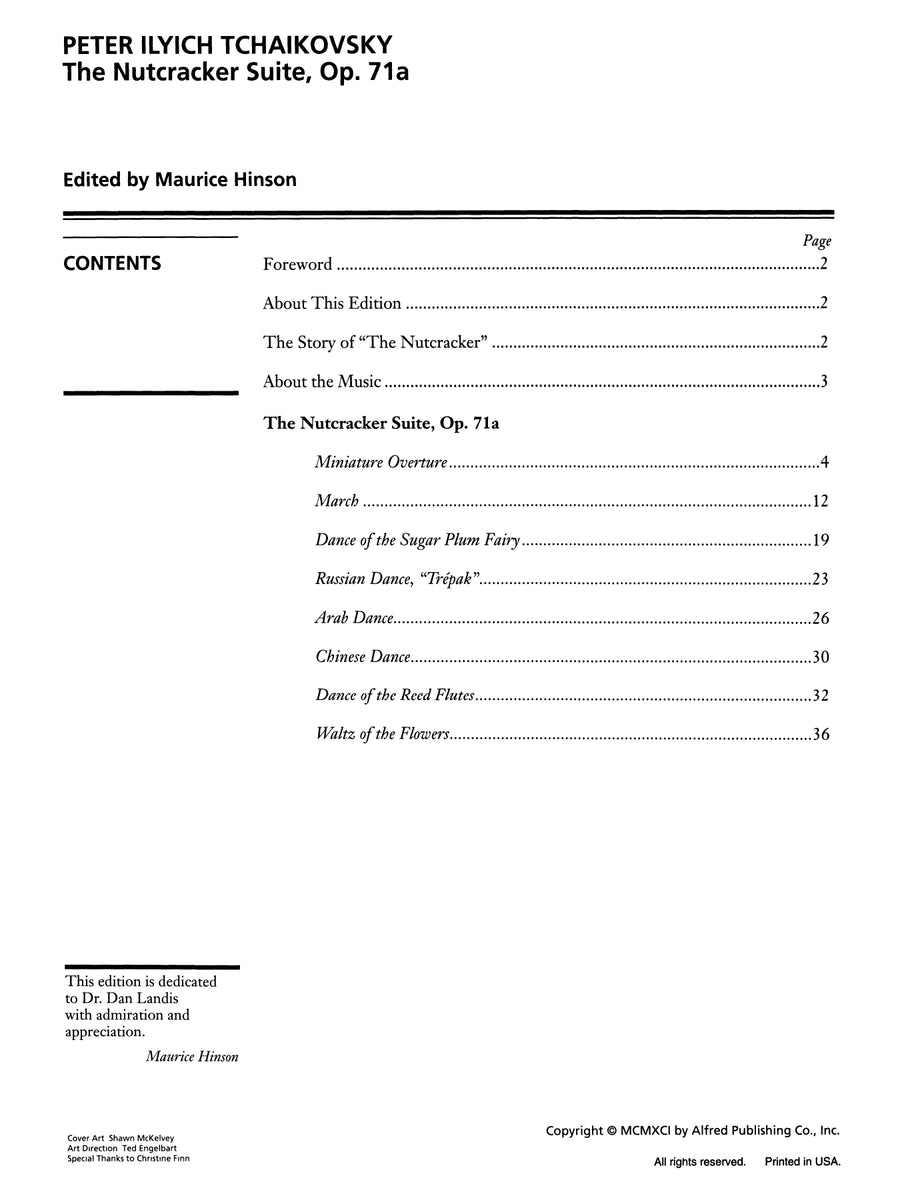 Tchaikovsky: The Nutcracker Suite (Solo) – MS WORKS Pte Ltd