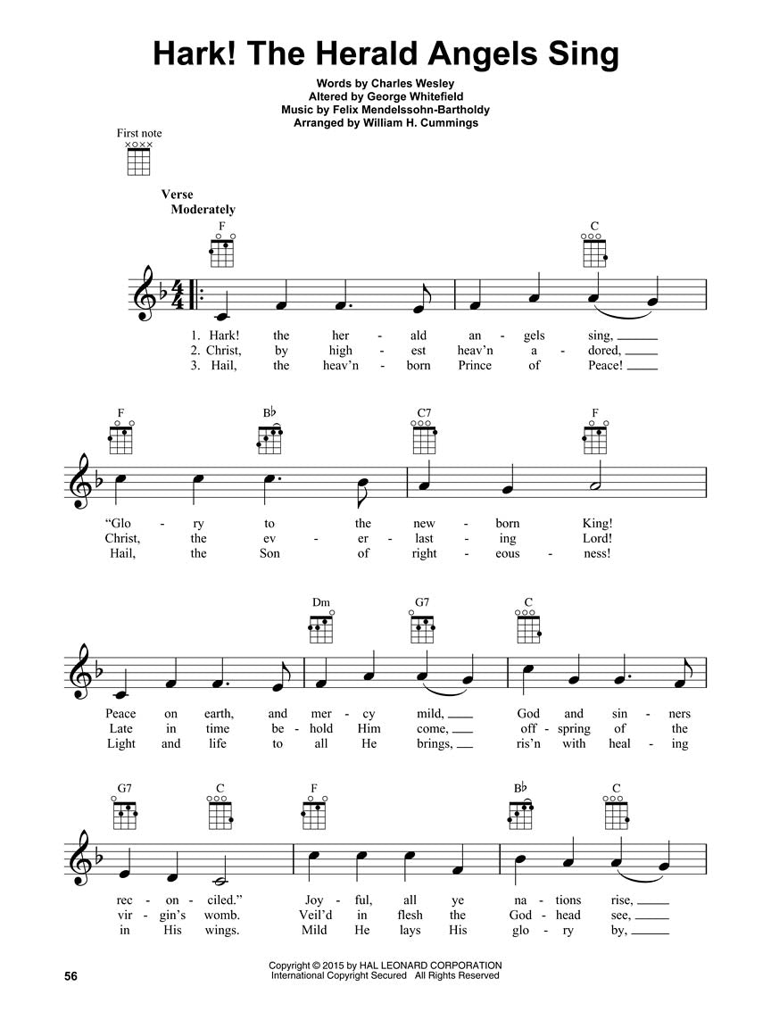 100 CHRISTMAS CAROLS FOR UKULELE – MS WORKS Pte Ltd