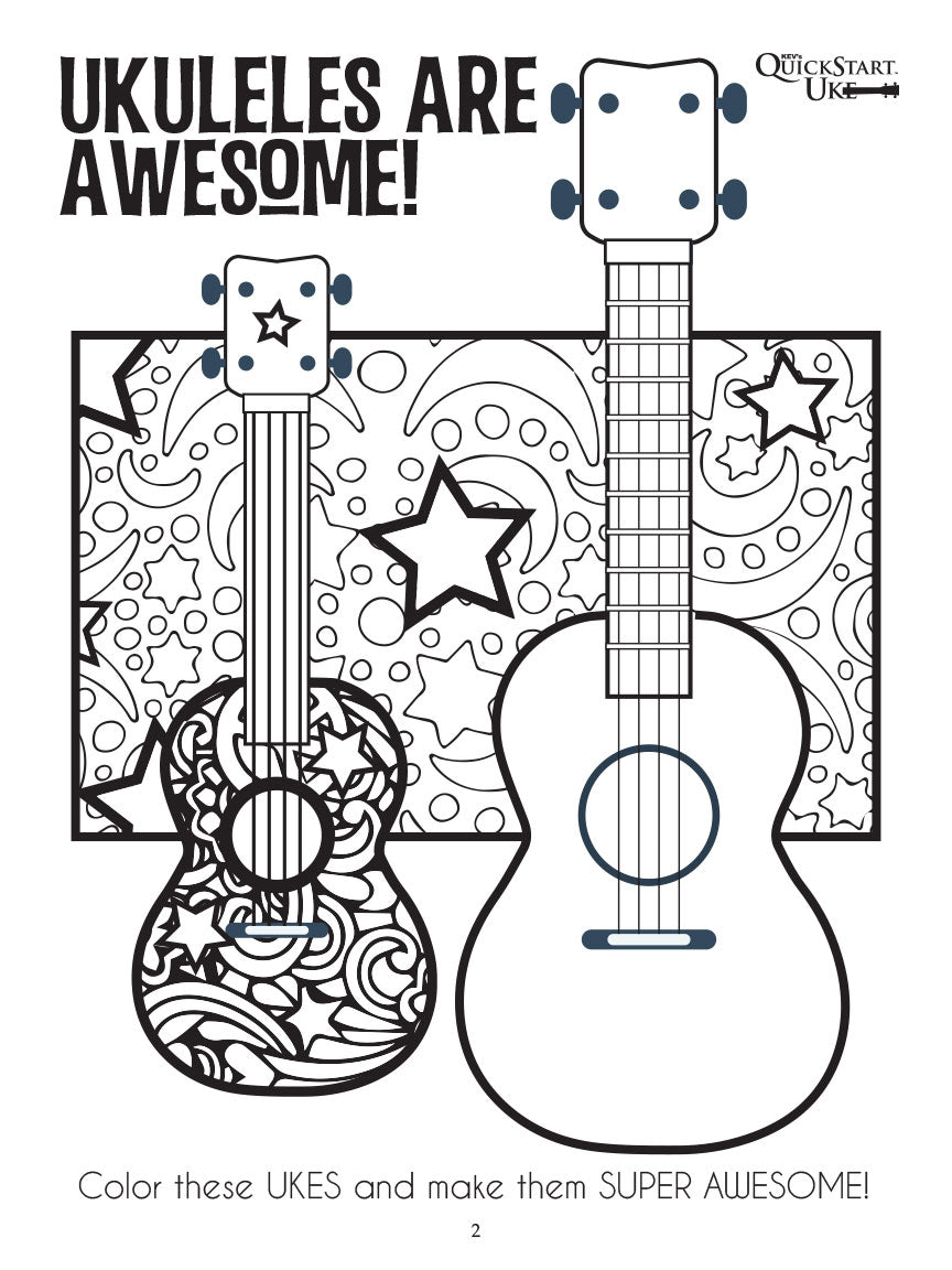 KID'S UKE – UKULELE ACTIVITY FUN BOOK – MS WORKS Pte Ltd