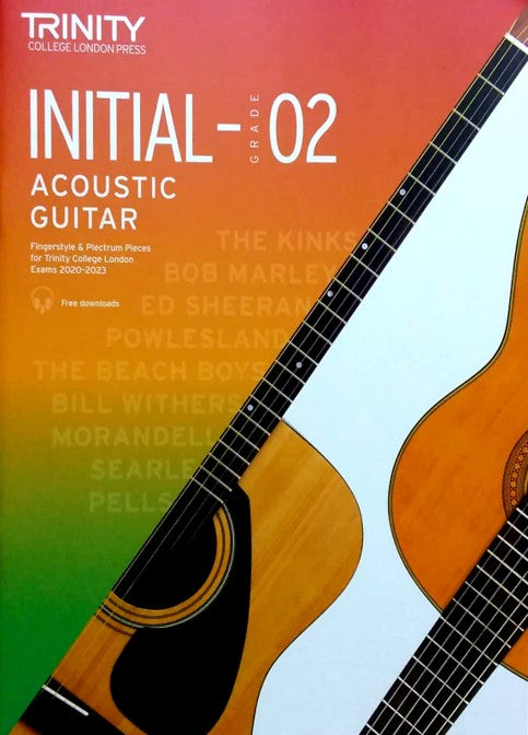 Acoustic Guitar Exam Pieces From 2020: Initial–Grade 2 – MS WORKS Pte Ltd